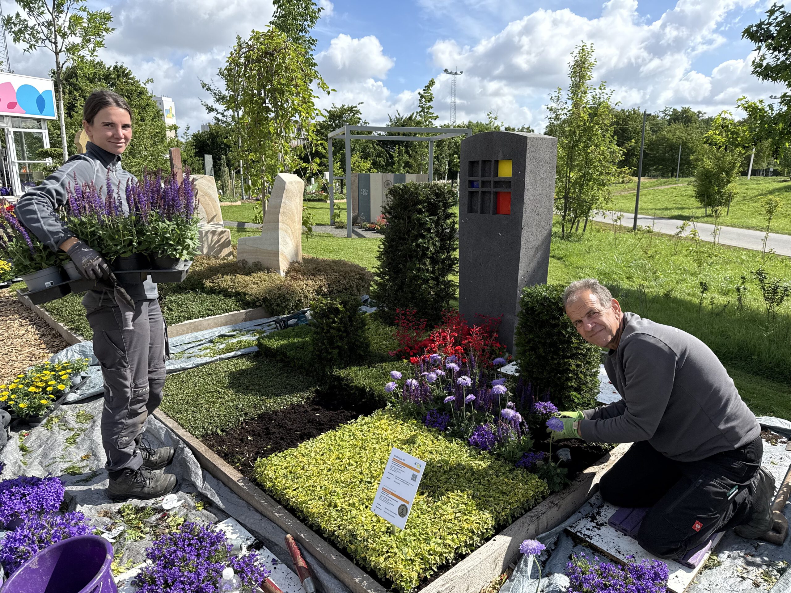 Der Sommer zieht ein: Sommerflor für Gartenschau-Gräber - Landesverband ...